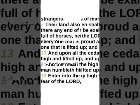 Chapter 2 The word that Isaiah the son of Amoz saw concerning Judah and Jerusal