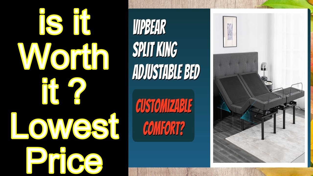REVIEW Vipbear Split King Adjustable Bed Features - Important Information
