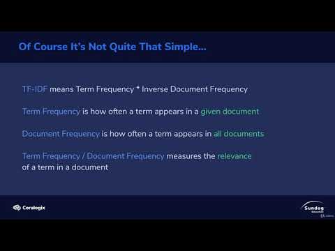 7 Term Frequency Inverse Document Frequency TFIDF