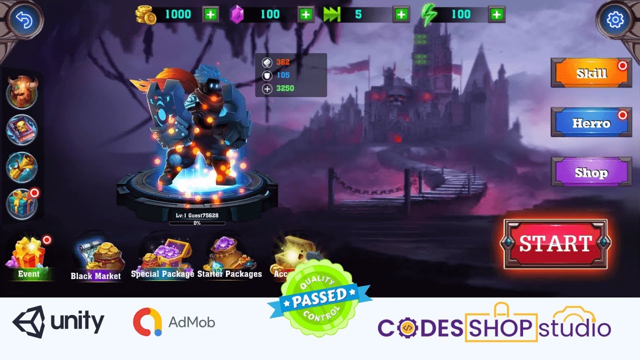 Stickman Warriors | Unity Source Code | 100% tested