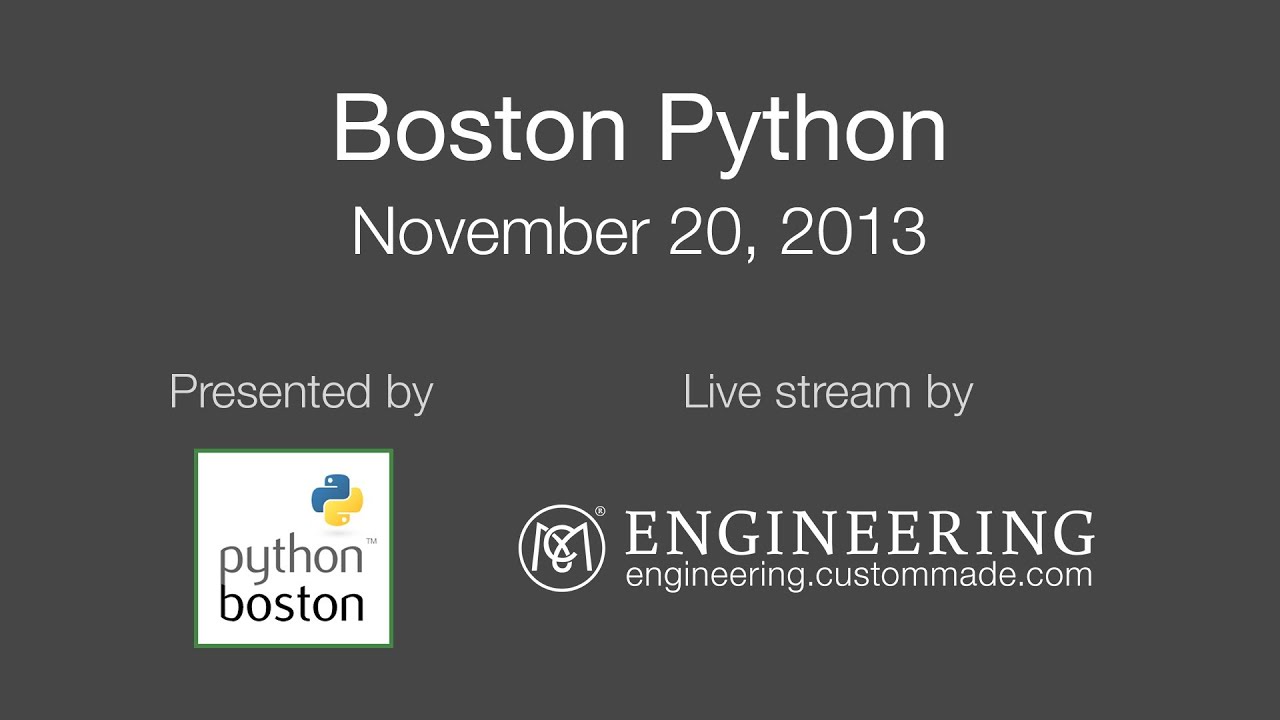 Boston Python 11/20: Data! Good tools, Bad journals