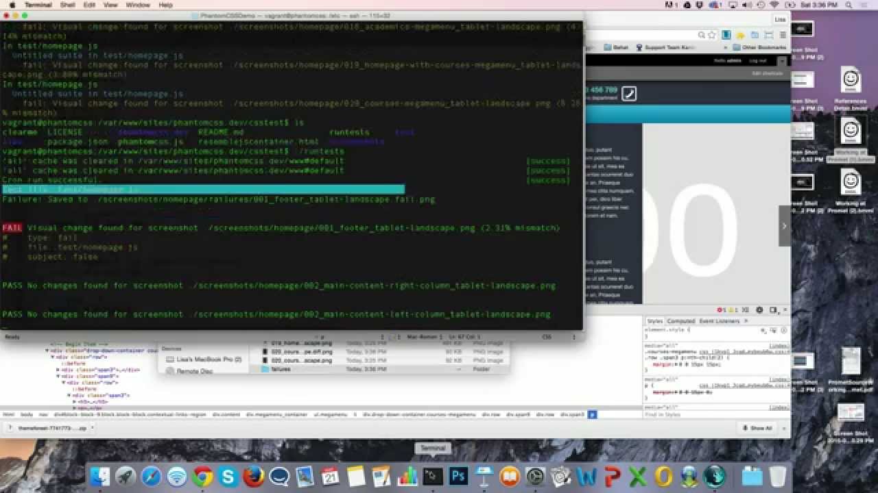 Visual/CSS Regression Testing...