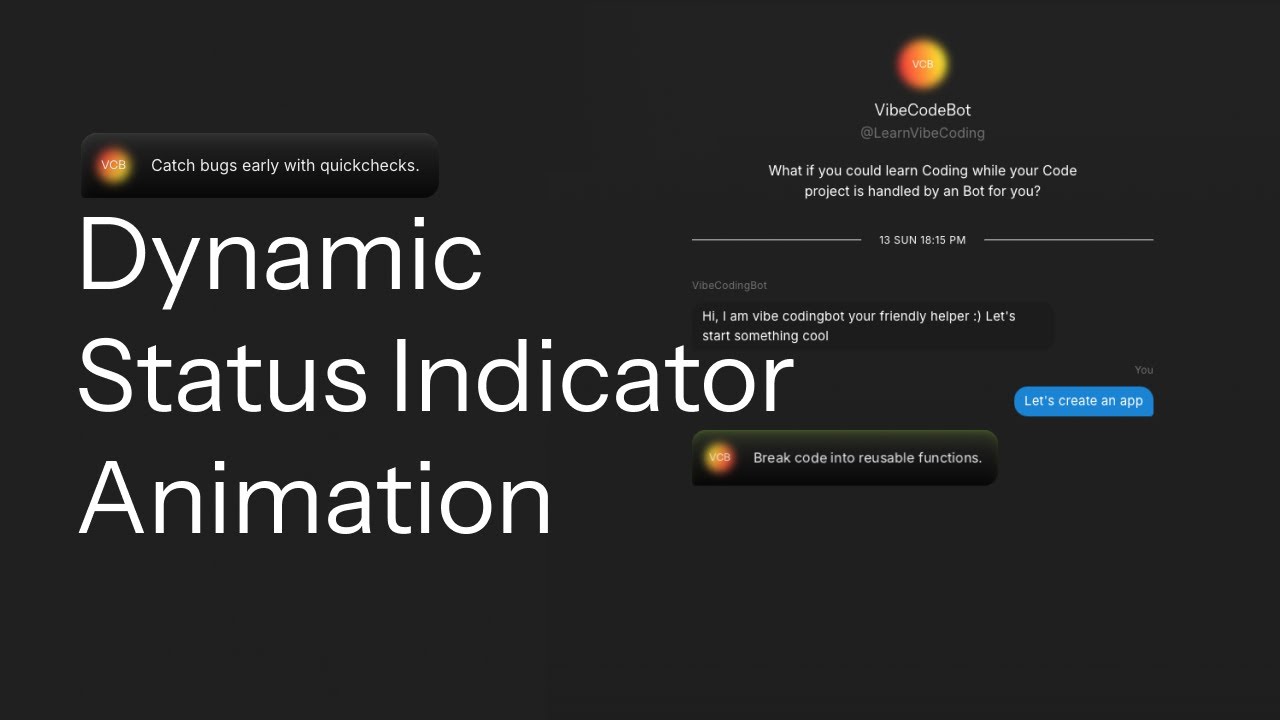 Dynamic Status Indicator - Peerlist Challenge