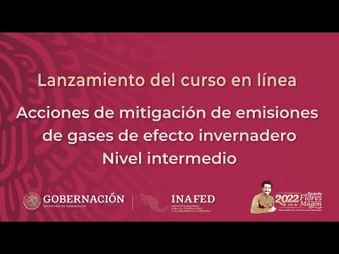 Lanzamiento del curso en línea: Acciones de mitigación de emisiones de gases de efecto ...