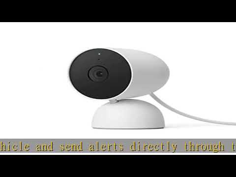 Google indoor Nest Security Cam 1080p (Wired) - 2nd Generation - Snow