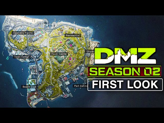 Tsuki Castle's all POIs in Ashika Island in Warzone 2