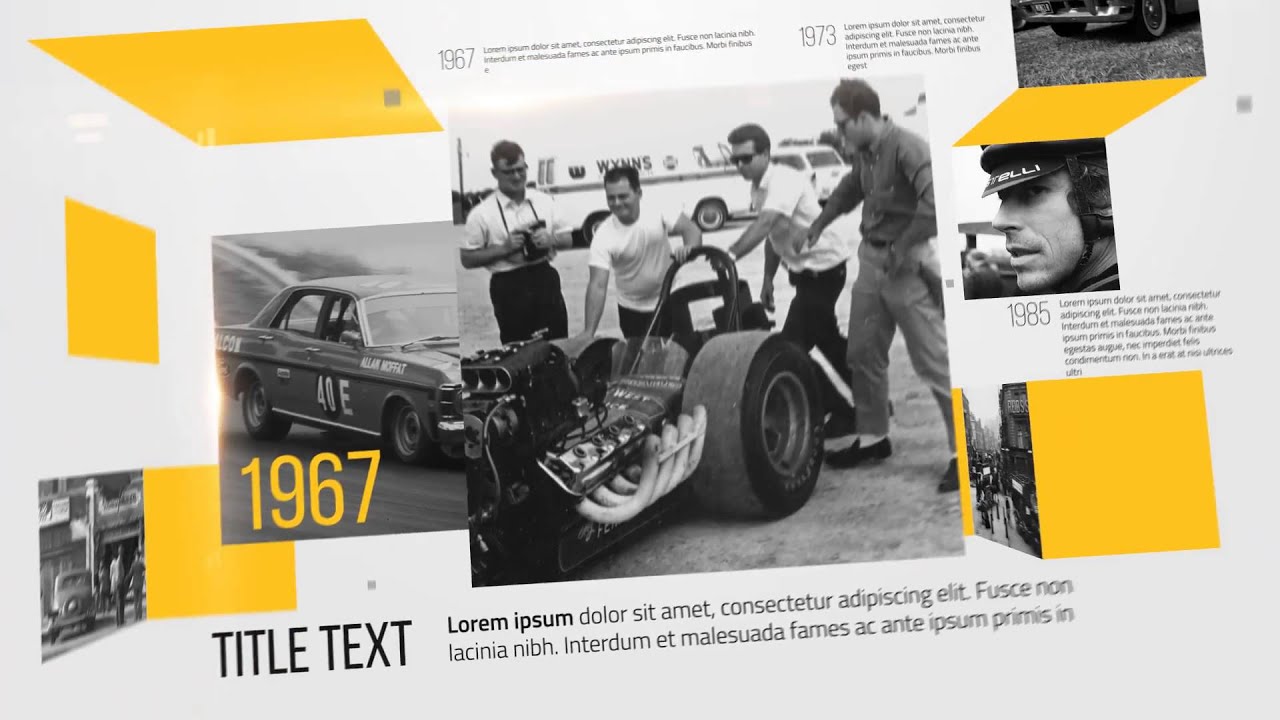 After Effects Template - Slideshow Square