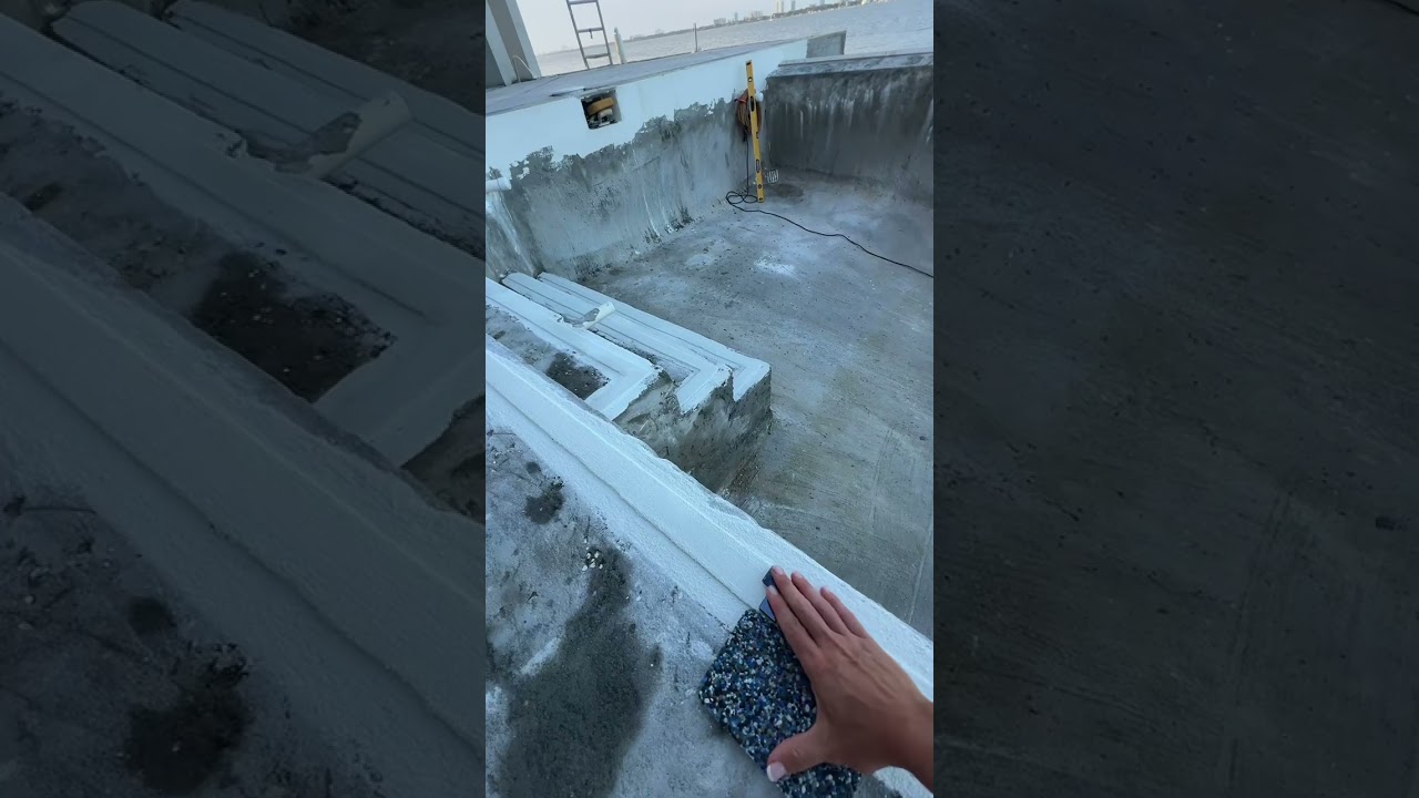Pool Tile Prep in Action Watch the Exciting Process Behind the Scenes #PoolRenovation