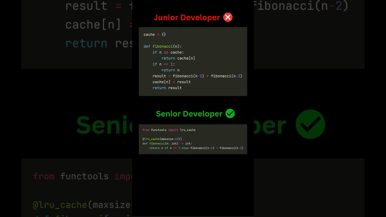 Python Memoization: Basic vs Advanced #Optimization