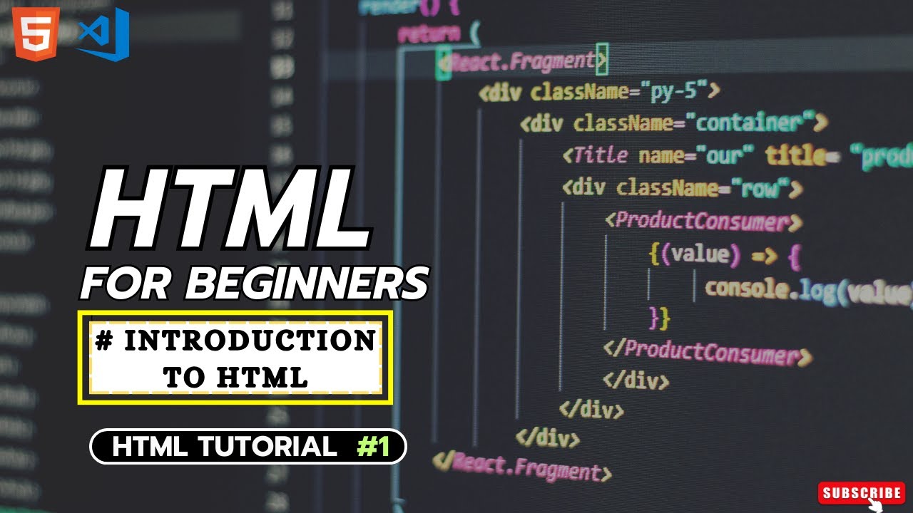 L - 1 : HTML for Beginners: Learn HTML Fundamentals , Elements and Structure #htmltutorial