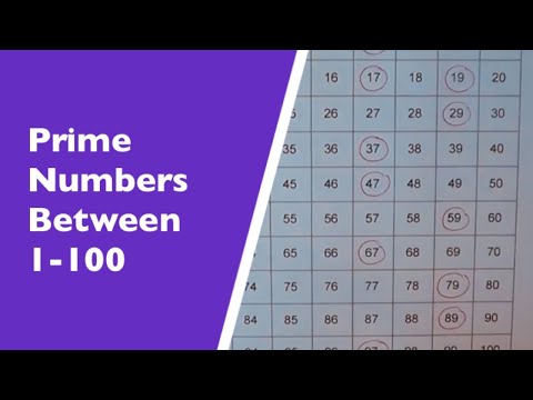 What Are The Prime Numbers Up To 100? (First 25 Prime Numbers)