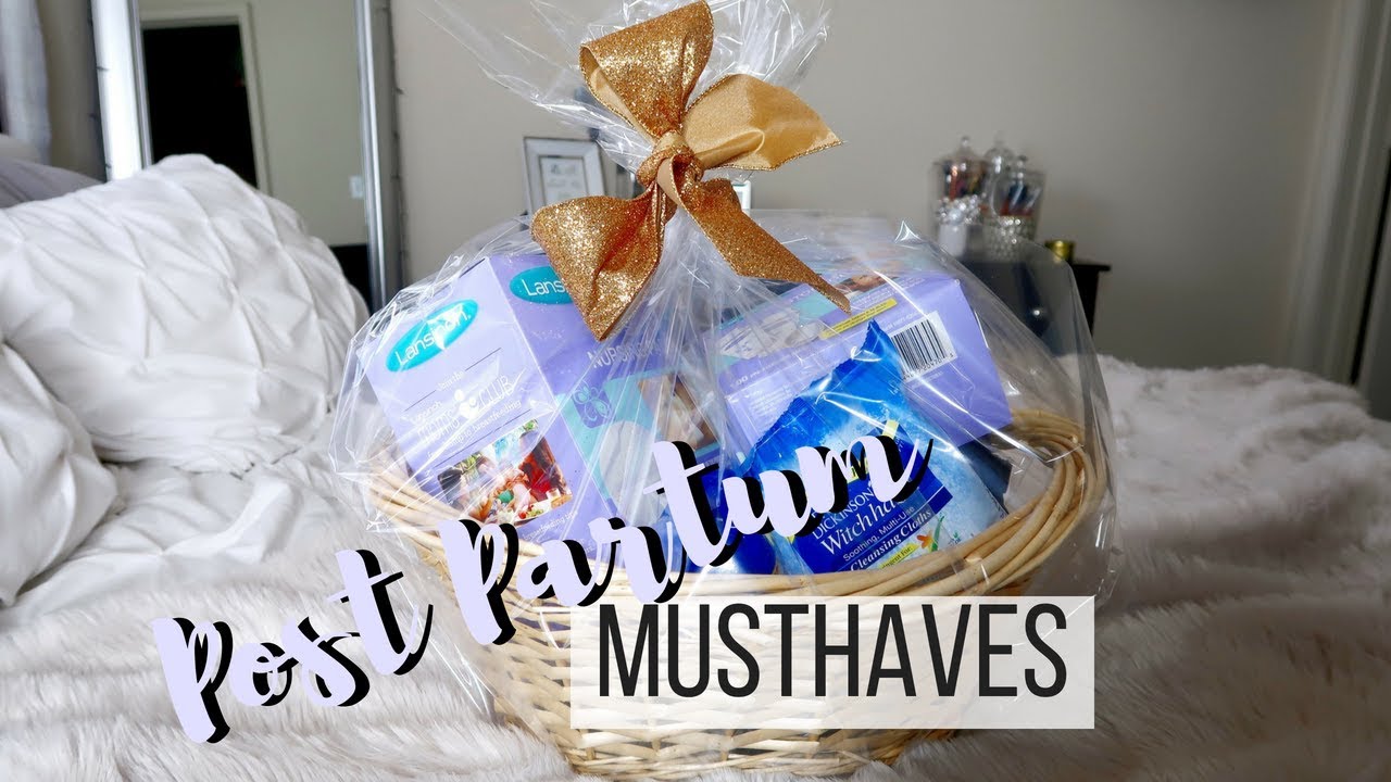DIY Postpartum Get Well Basket |  Postpartum Musthaves