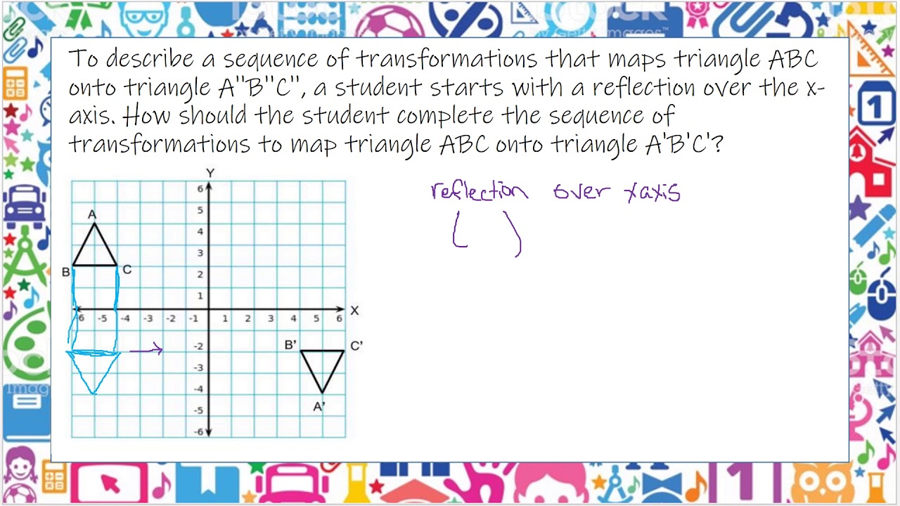 Sequence of transformations that maps triangles
