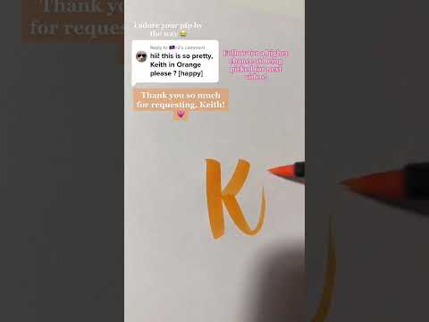 writing names in calligraphy pt. 340! #keith #shorts