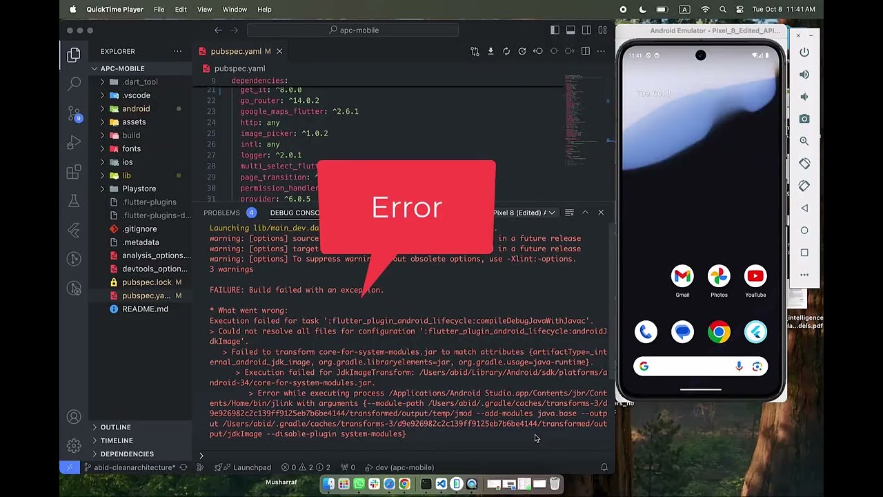 [Solved] Execution failed for task :flutter_plugin_android_lifecycle:compileDebugJavaWithJavac