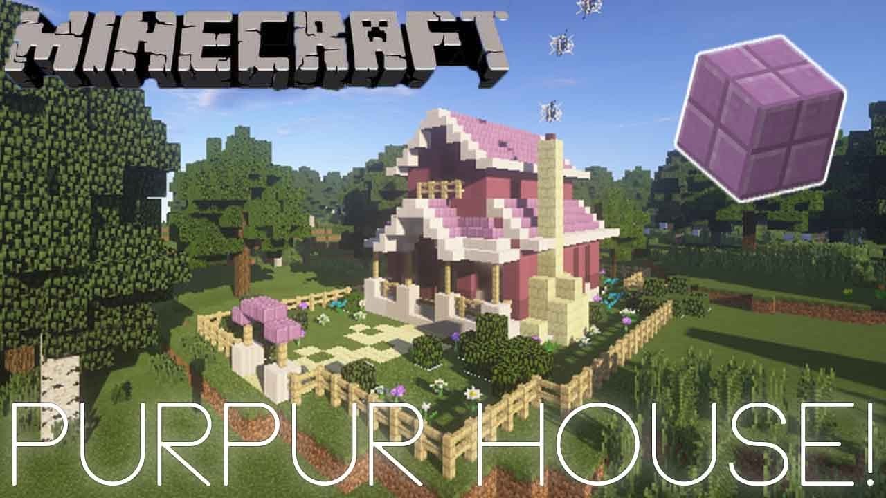 Minecraft: Purpur Block House Tutorial!