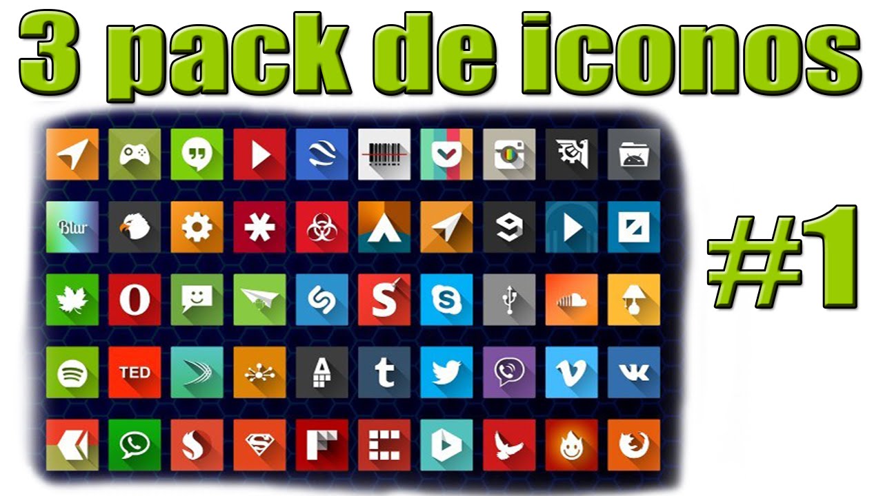Los 3 mejores Packs de iconos para Android #1 [Personalización]