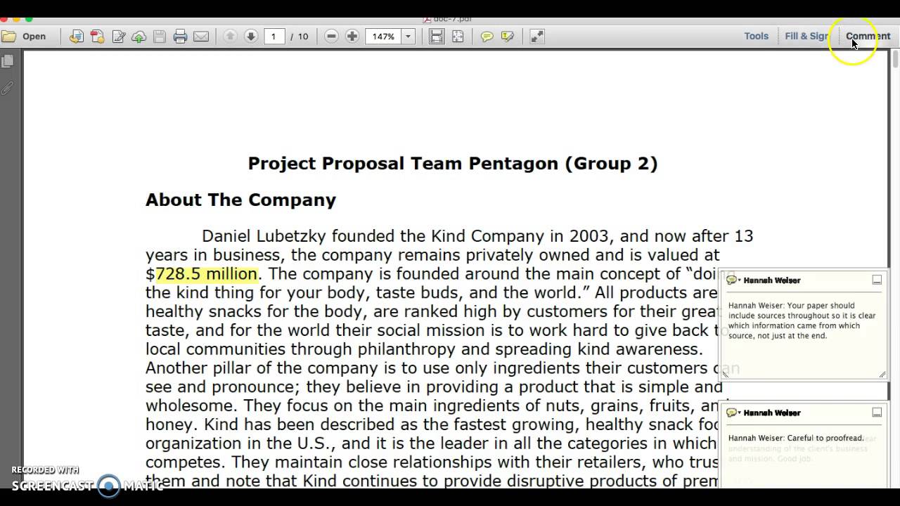 How to view PDF annotated comments