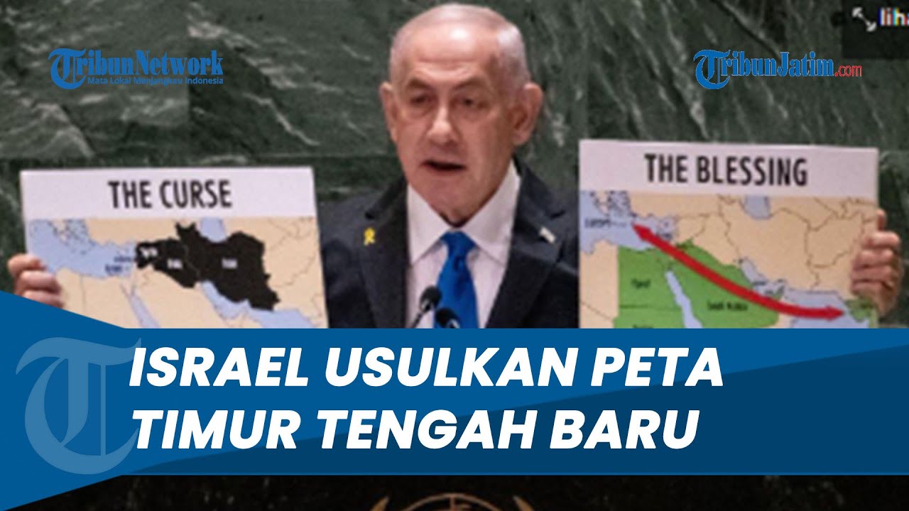 Israel Usulkan Peta Baru Timur Tengah Tanpa Palestina, INI ...