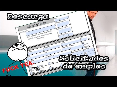 Descarga Solicitud de Empleo en formato PDF - Ivanjoss Blogs