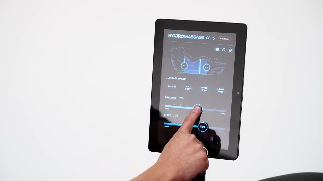 HydroMassage Controls Close Up