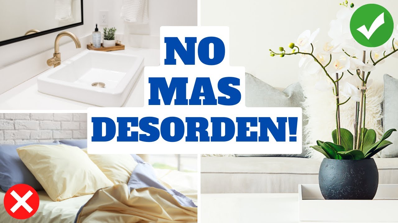 15 TIPS PARA LOGRAR EL ORDEN EN TU CASA! Tips de Experta en Limpieza y Organización