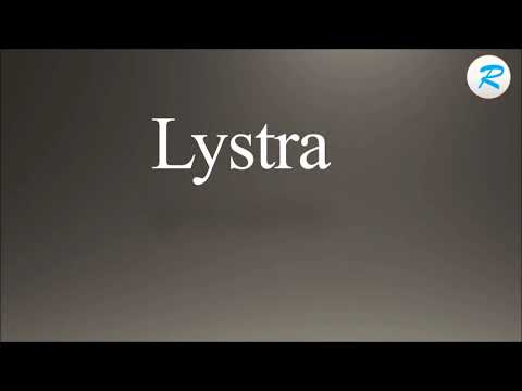 How to pronounce Lystra