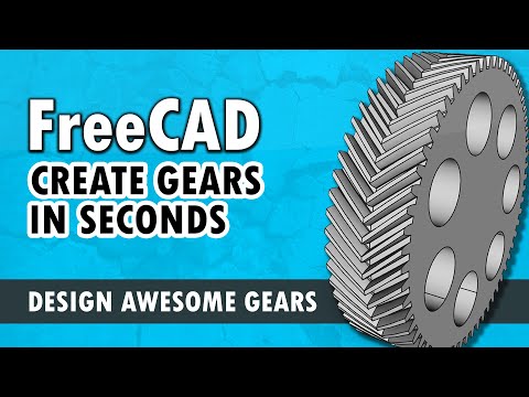 Awesome Gears in FreeCAD