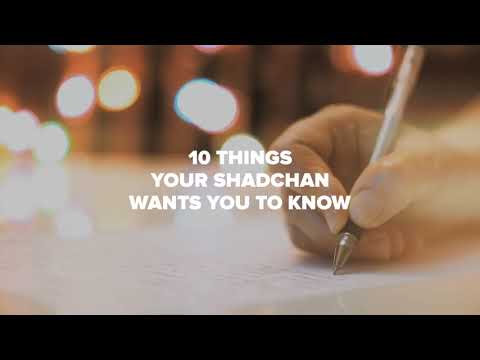 10 THINGS ON YOUR SHADCHAN WANTS YOU TO KNOW