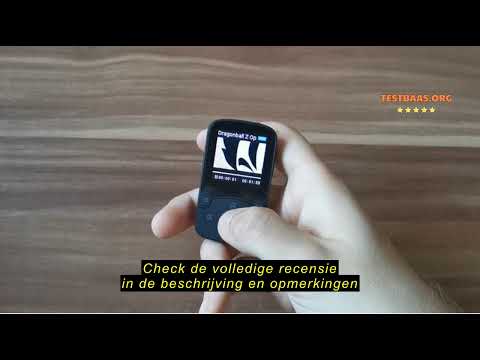 Review AGPTEK MP3-Speler Bluetooth 5.0 Sport 32 GB Met 1,5 Inch Tft-Kleurenscherm, Mini-Muziekspeler