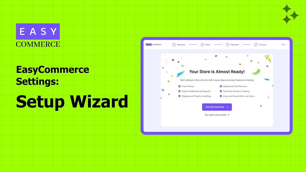 Set Up Your eCommerce Store in Minutes | EasyCommerce Setup Wizard Tutorial