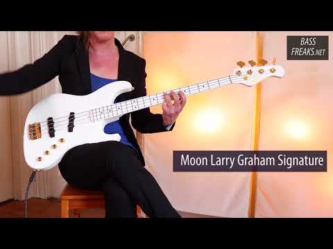 Moon Larry Graham Signature 2018 Snow White | Reverb