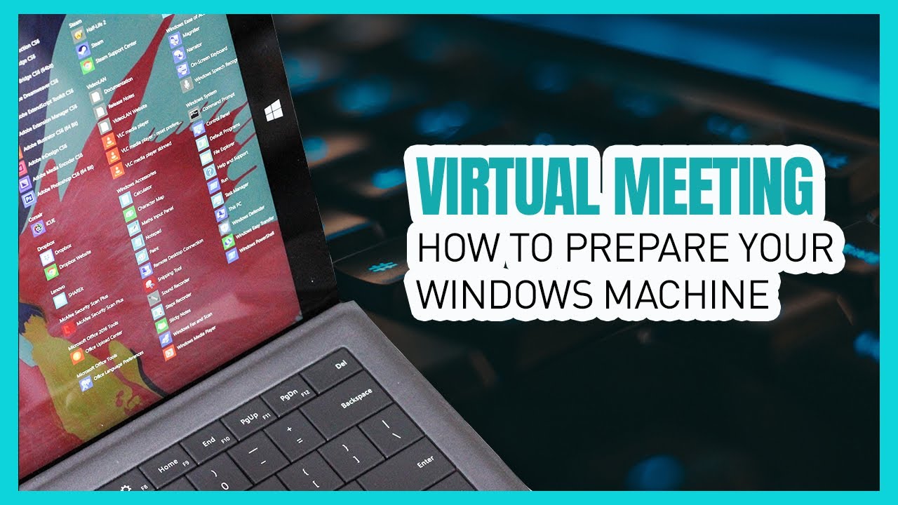 Tips & Tricks: Preparing your Windows 10 machine for a virtual/remote/Zoom/Teams/Skype presentation