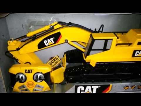 CAT excavator a radio control con luz y sonido www jugueteria valsof com ar