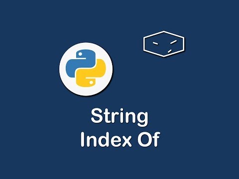string index of in python 😀