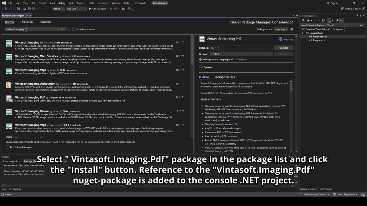 Convert PDF document to a PDF/A-1b document using VintaSoft Imaging .NET SDK