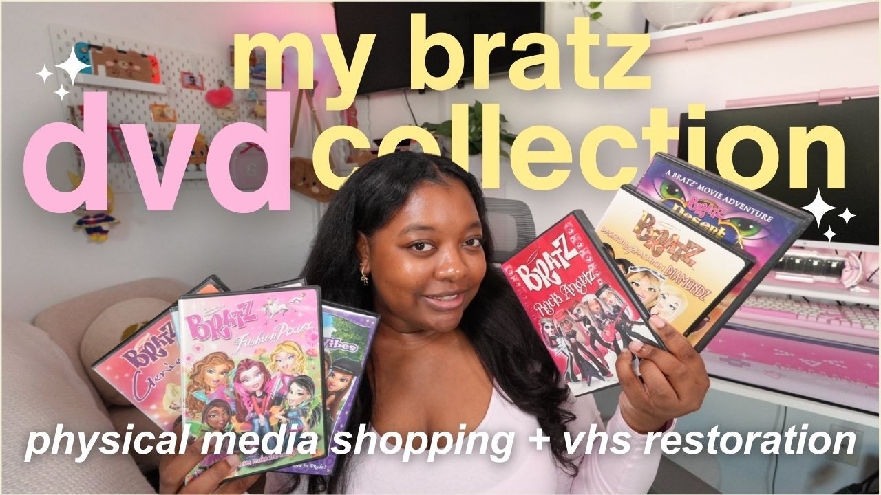 MY BRATZ DVD COLLECTION 💿 (Physical Media Shopping + VHS Restoration)