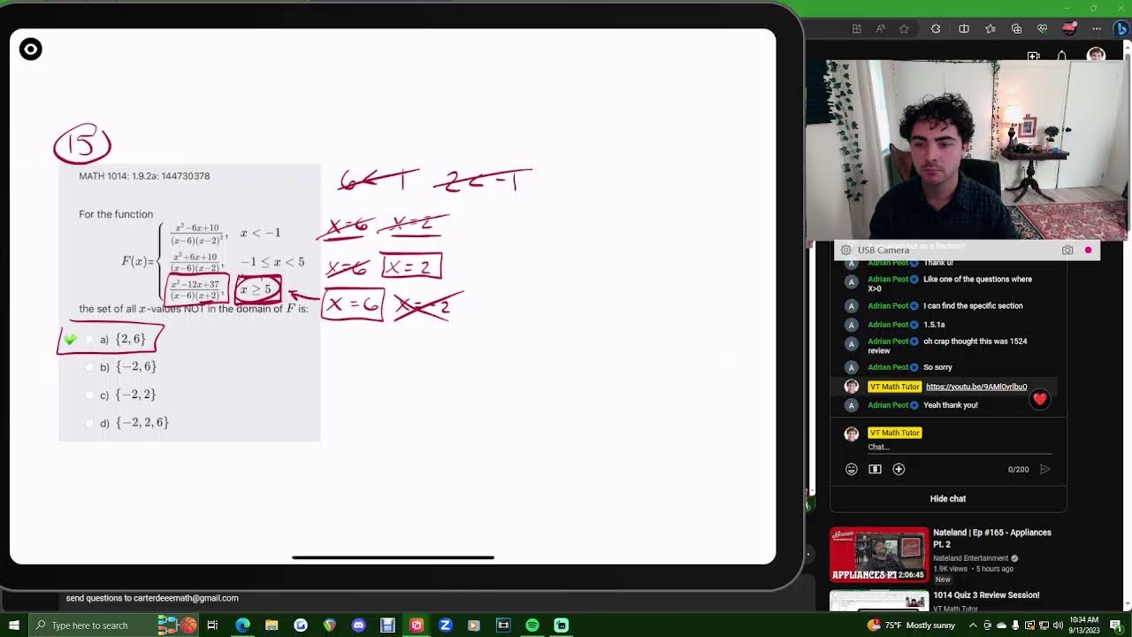 1014 Exam 1 Review Session!