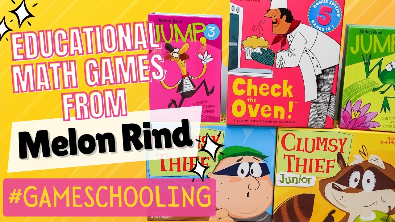 Educational Math Games from Melon Rind | Educational Games Haul for Homeschoolers | Gameschooling