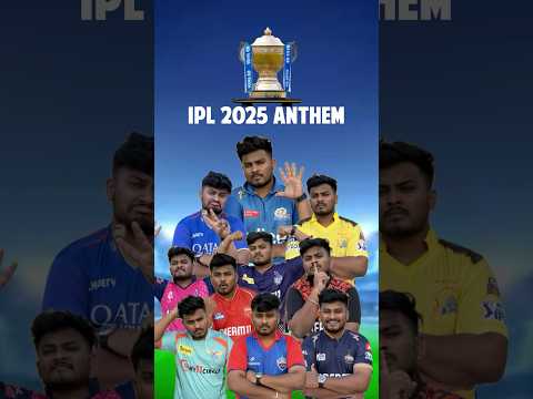 IPL 2025 Anthem 🏆 #ipl #cricketlover #cricketshorts #ipl2025  #rcb #csk #mumbaiindians #kkr