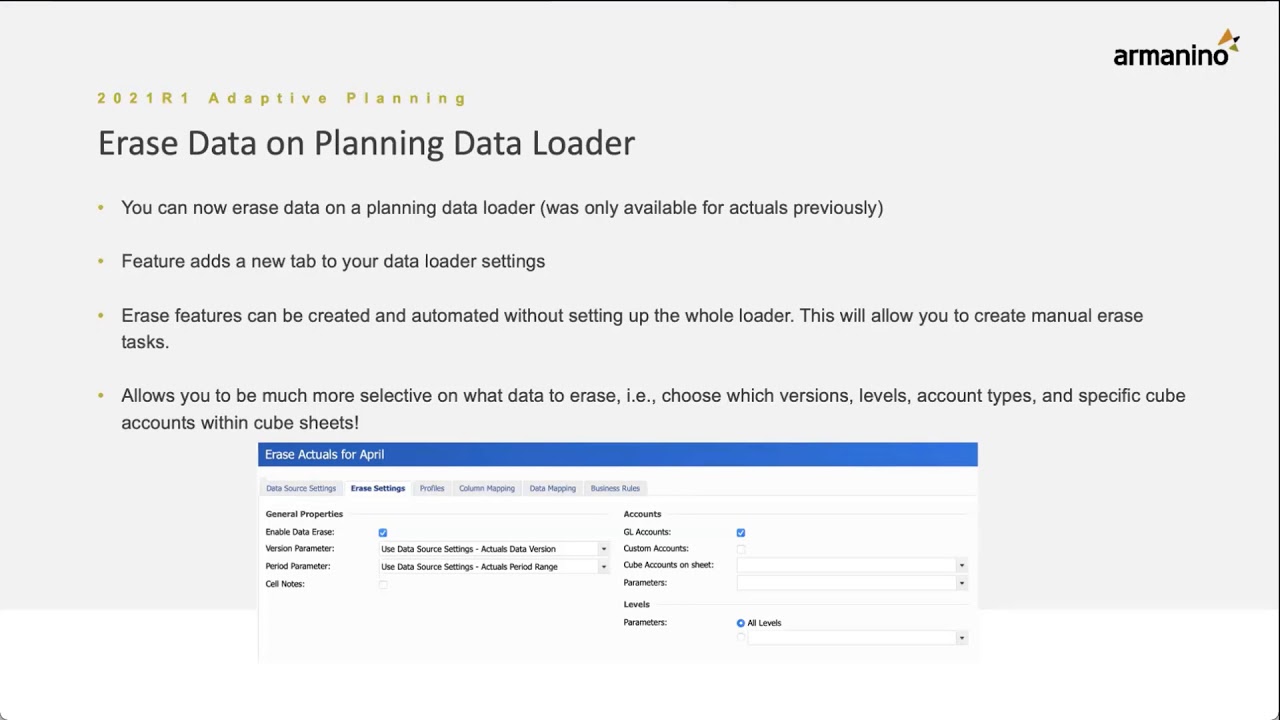 Workday Adaptive Planning 2021R1 Release Highlights