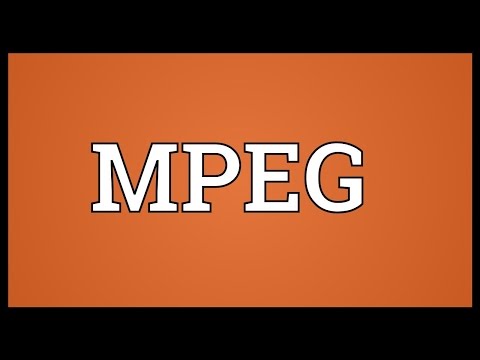 MPEG Meaning