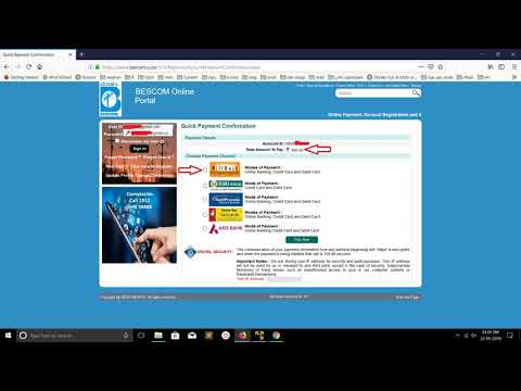 How to Pay Additional Security Deposit for BESCOM Electricity ASD Bill amount