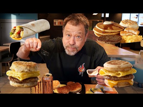 ORDERED THE WHOLE BREAKFAST MENU AT MCDONALDS!! 🤤🤤🤤