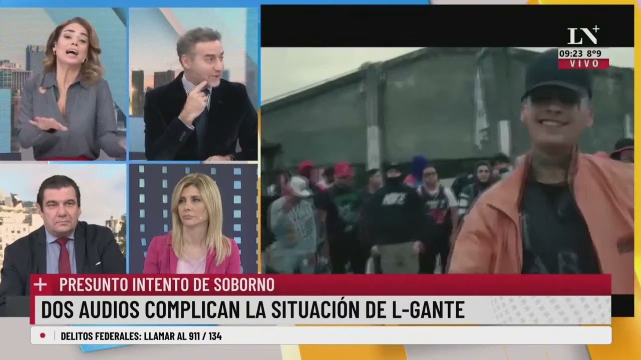 Dos audios complican la situación de L-Gante; presunto intento de soborno