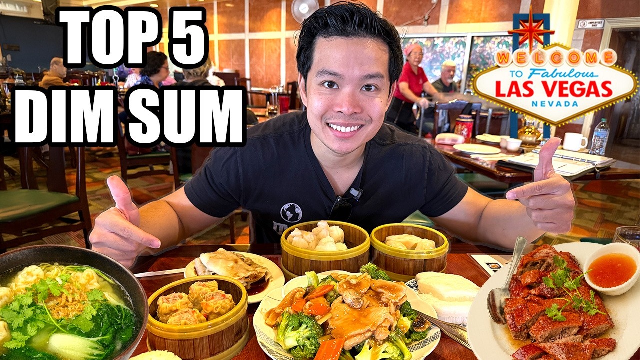 5 BEST Dim Sum Restaurants in Las Vegas 🥟 CHINESE Food Tour!