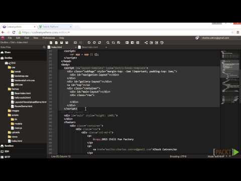 Learn Mastering Kendo UI Applying a Basic Twitter Bootstrap Layout | packtpub com - Mind Luster