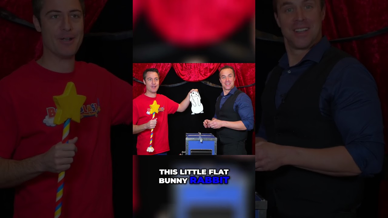 Magician Makes Bunny Disappear! 😱  #kidseducation #kidslearning #kidsmagic #magicforkids