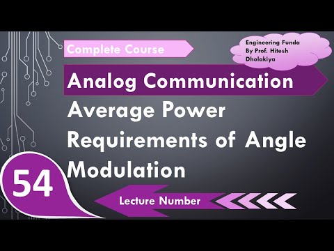 Average Power Requirements for Angle Modulation Video Lecture - Crash Course for GATE ECE ...