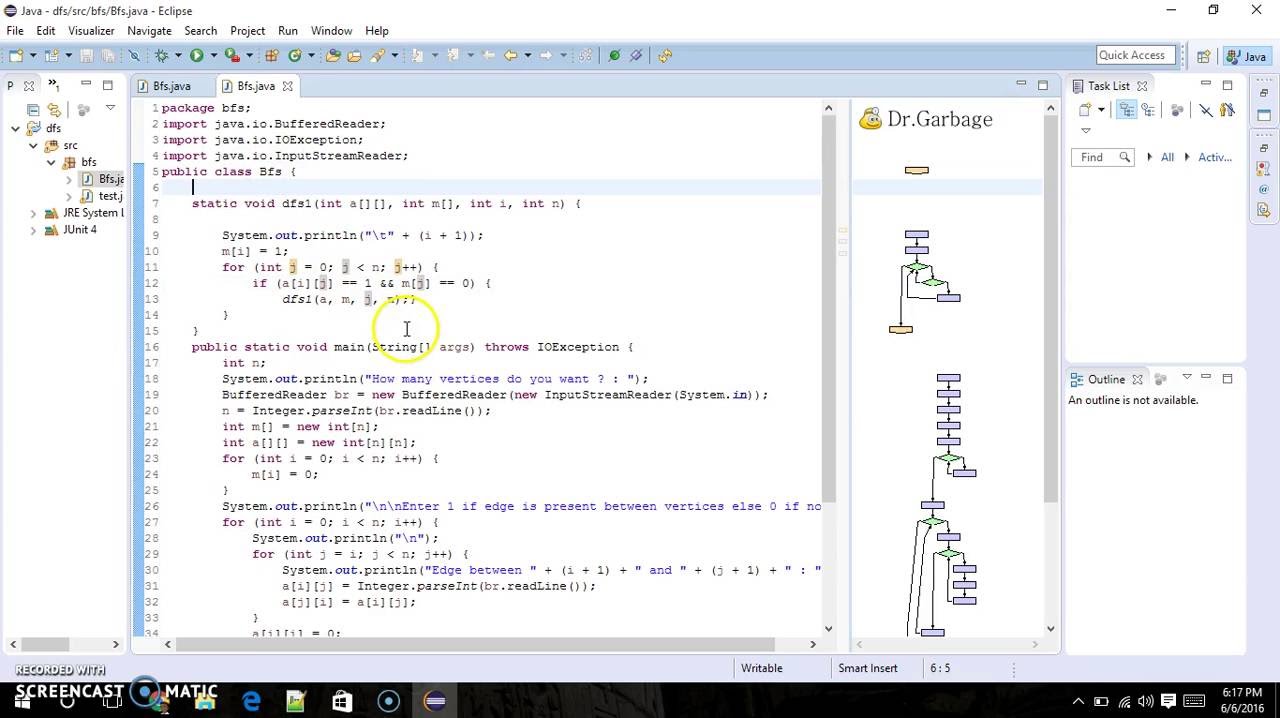 how to generate flowgraph from source code